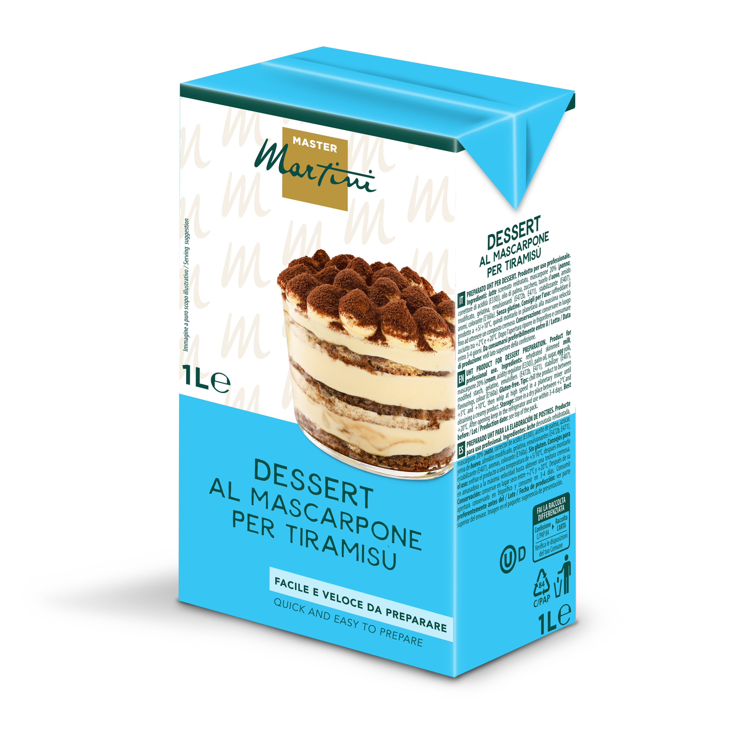 Dessert al Mascarpone per Tiramisù - Martini Professional